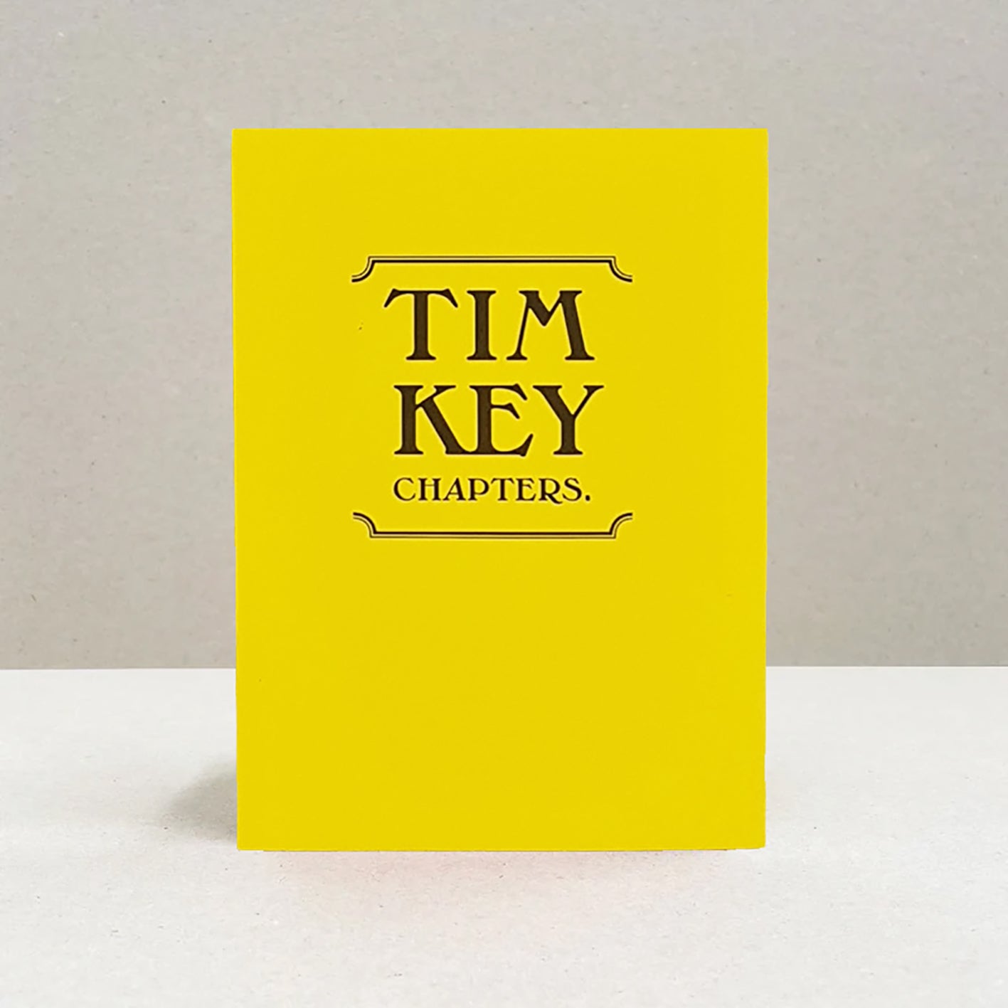 Tim Key: Chapters – "Utter" & Press